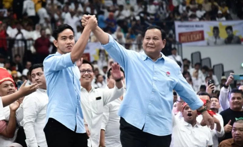 Survei Poltracking: Prabowo-Gibran Potensi Menang Satu Putaran