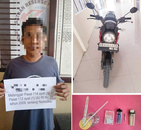 Dilaporkan Warga, Pengedar Diciduk di Rumah, Satu Paket Sabu dan Bong ...